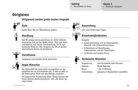 Theatermethoden im Training: Dirigieren (Tool)